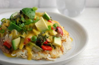 Loaded Hash Browns the Vegan Way | One Bite Vegan