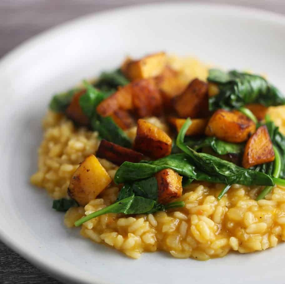 Vegan Butternut Squash Risotto | One Bite Vegan