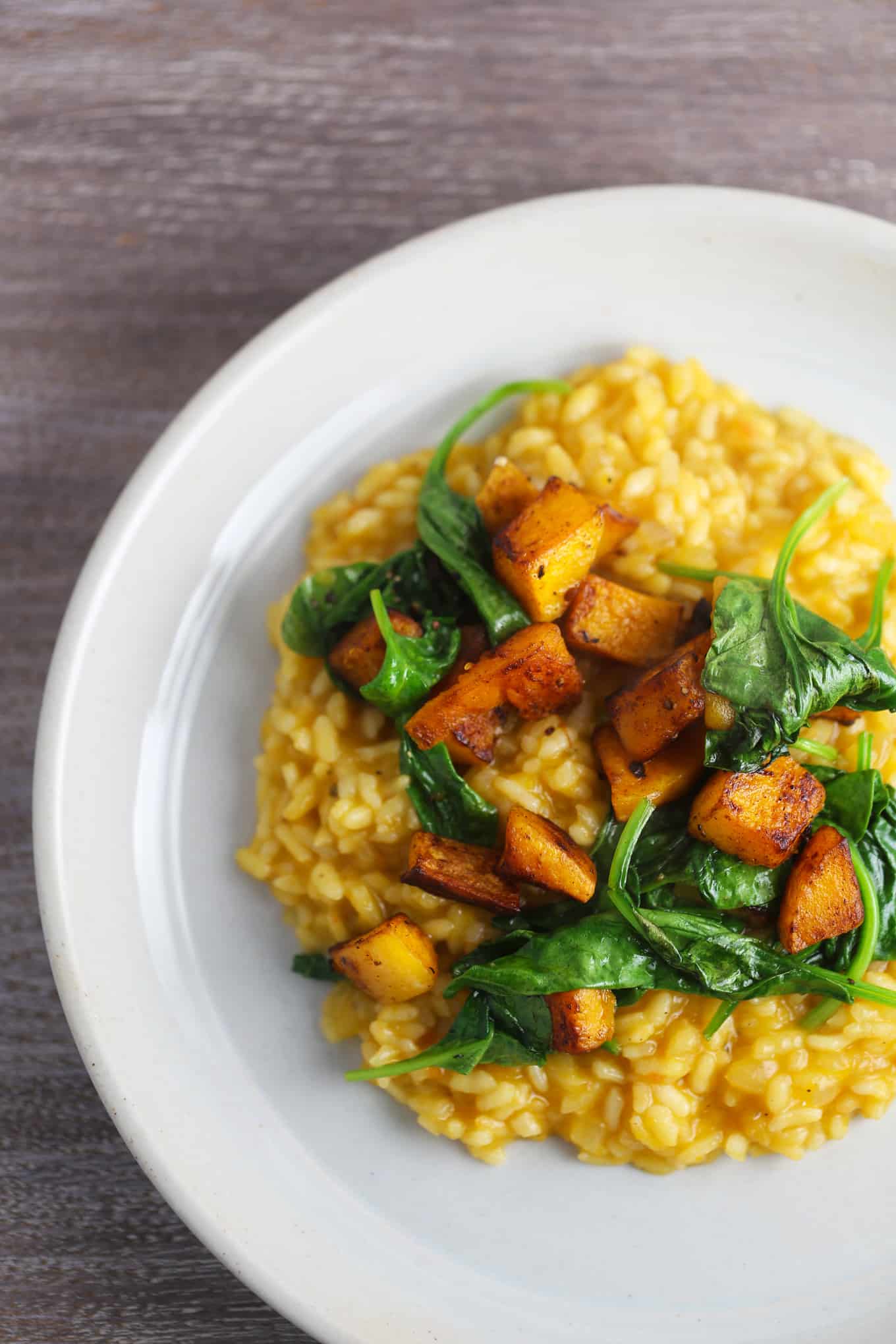 Vegan Butternut Squash Risotto | One Bite Vegan
