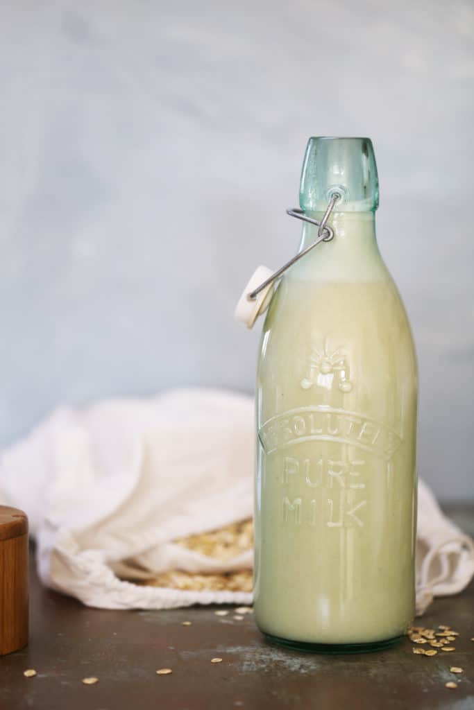 Homemade Oat Milk | One Bite Vegan