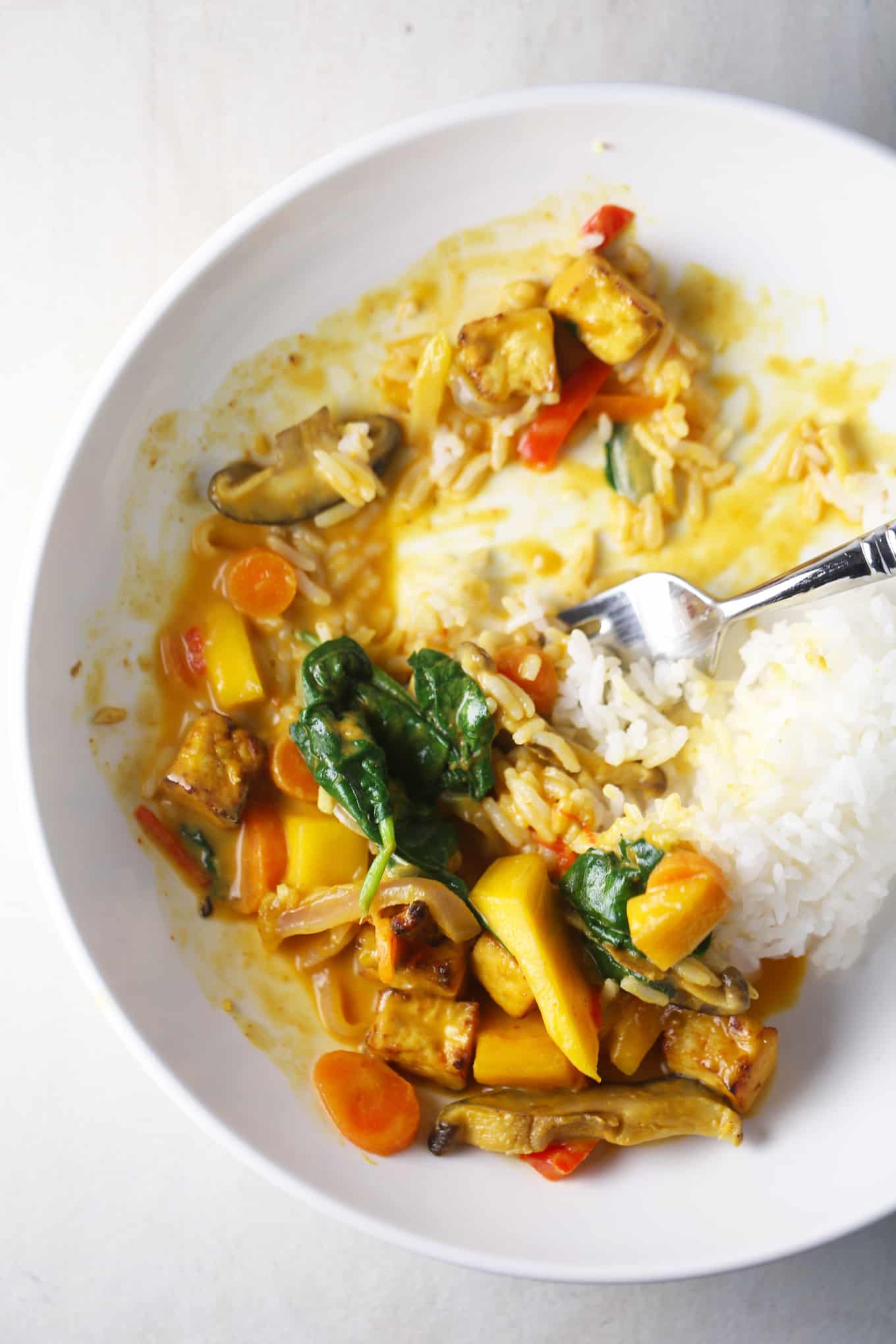Thai Style Mango Curry | One Bite Vegan
