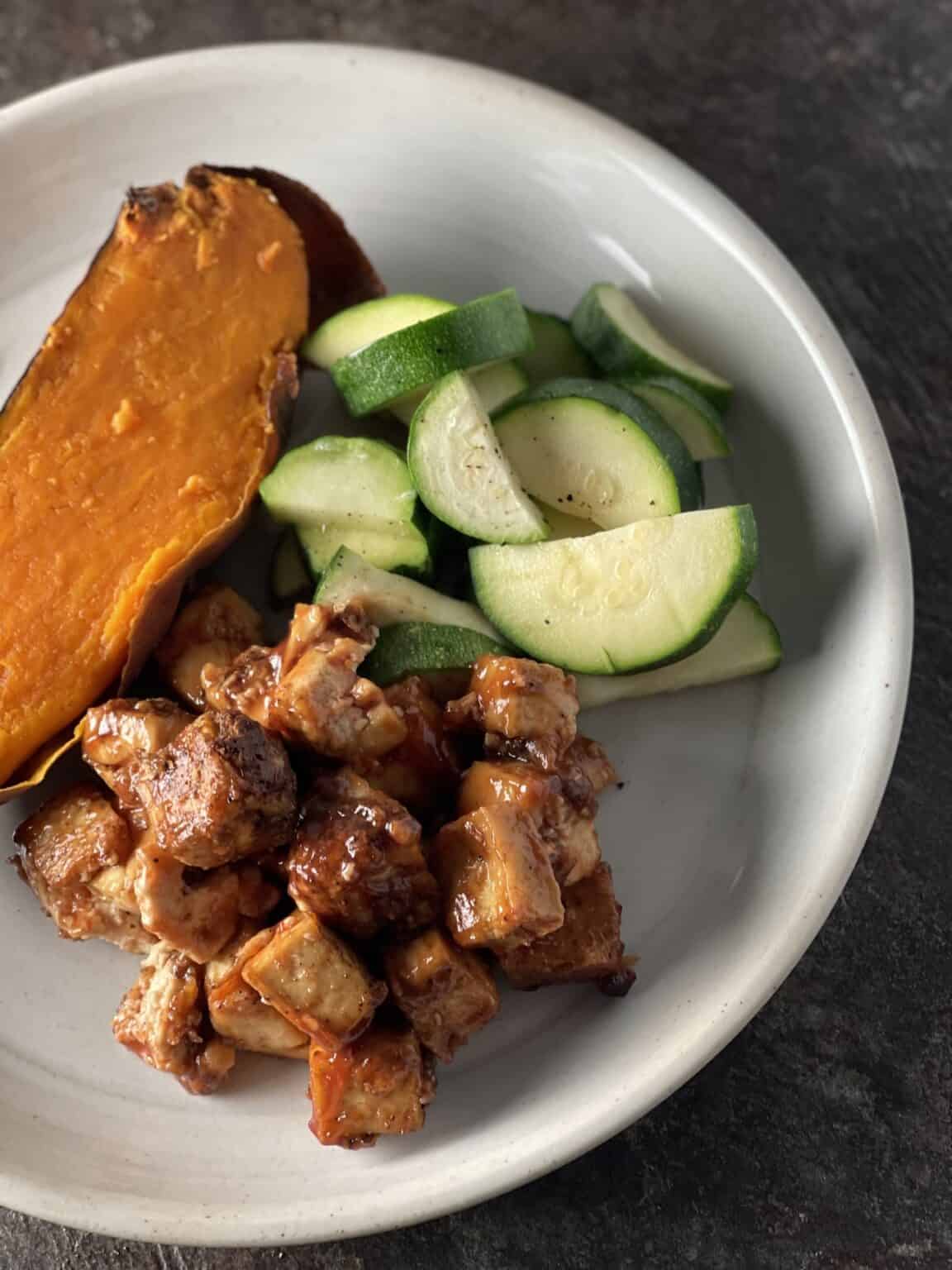 BBQ Tofu Two Ways | One Bite Vegan