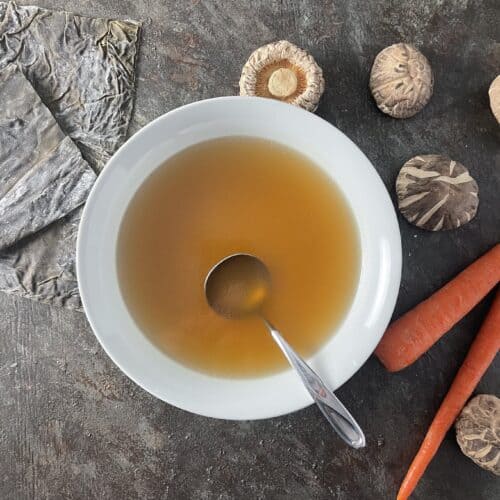 Homemade Vegetable Broth | One Bite Vegan